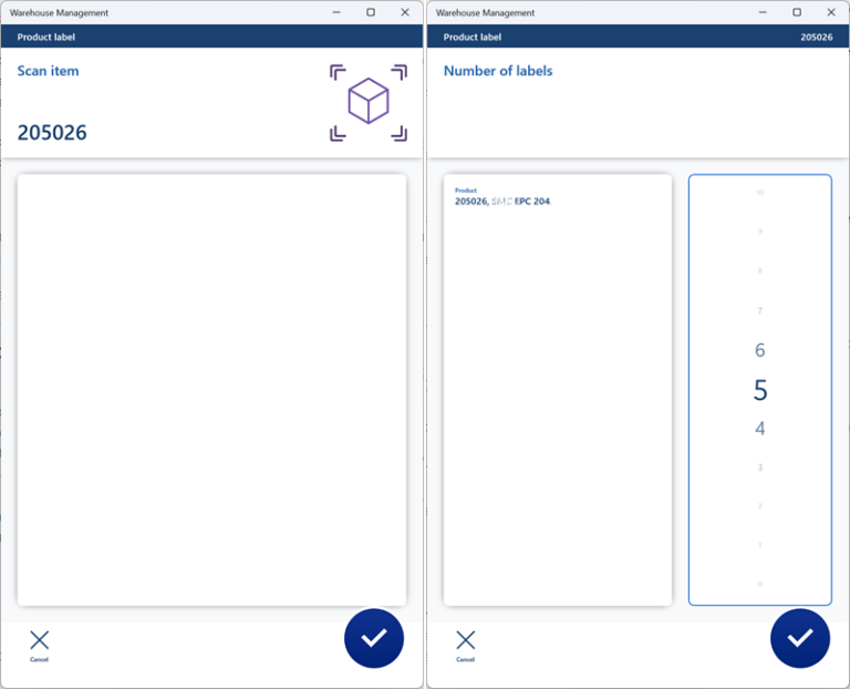 Print a custom product label: a Template solution in Process Guide ...